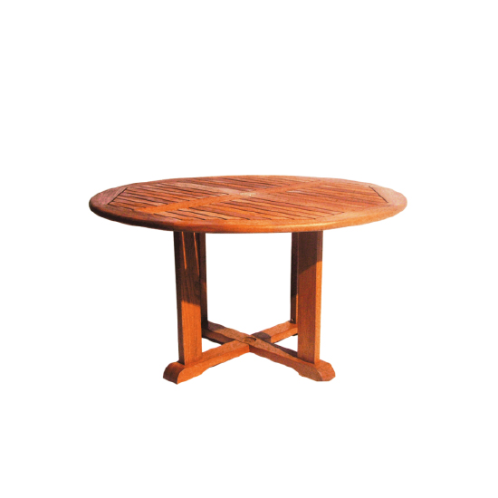 New England Teak Gateleg Round Dining Table