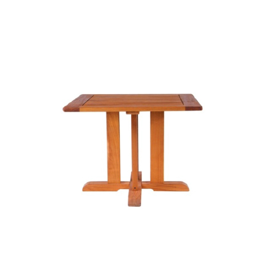 New England Teak Gateleg Square Dining Table